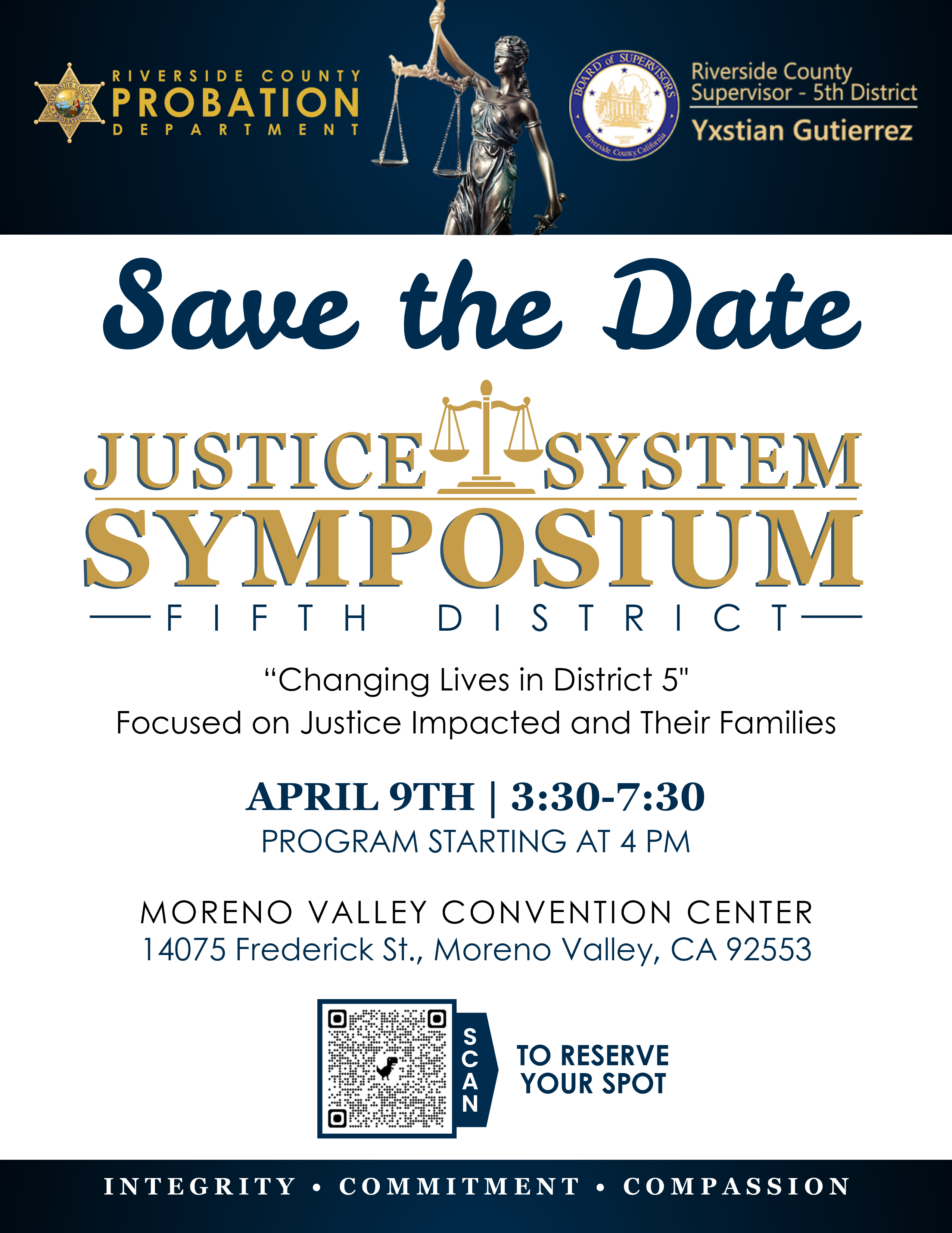 Justice System Symposium | Supervisor Yxstian Gutierrez, District 5